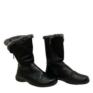 Tender Tootsies | Shoes | Cozy Black Furlined Winter Boots | Poshmark